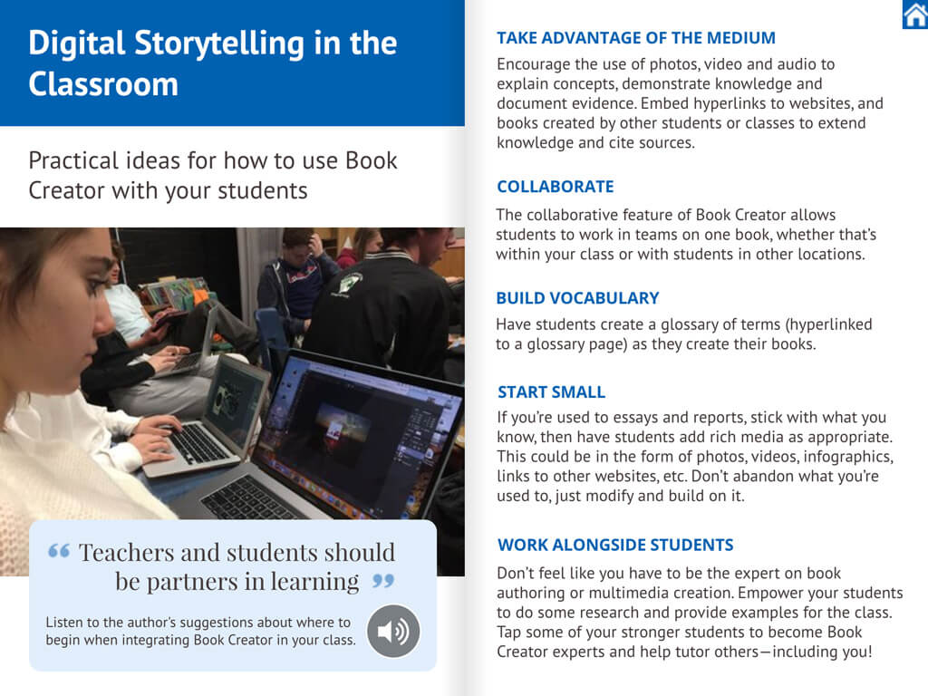 Using Book Creator In The High School Classroom Book Creator App