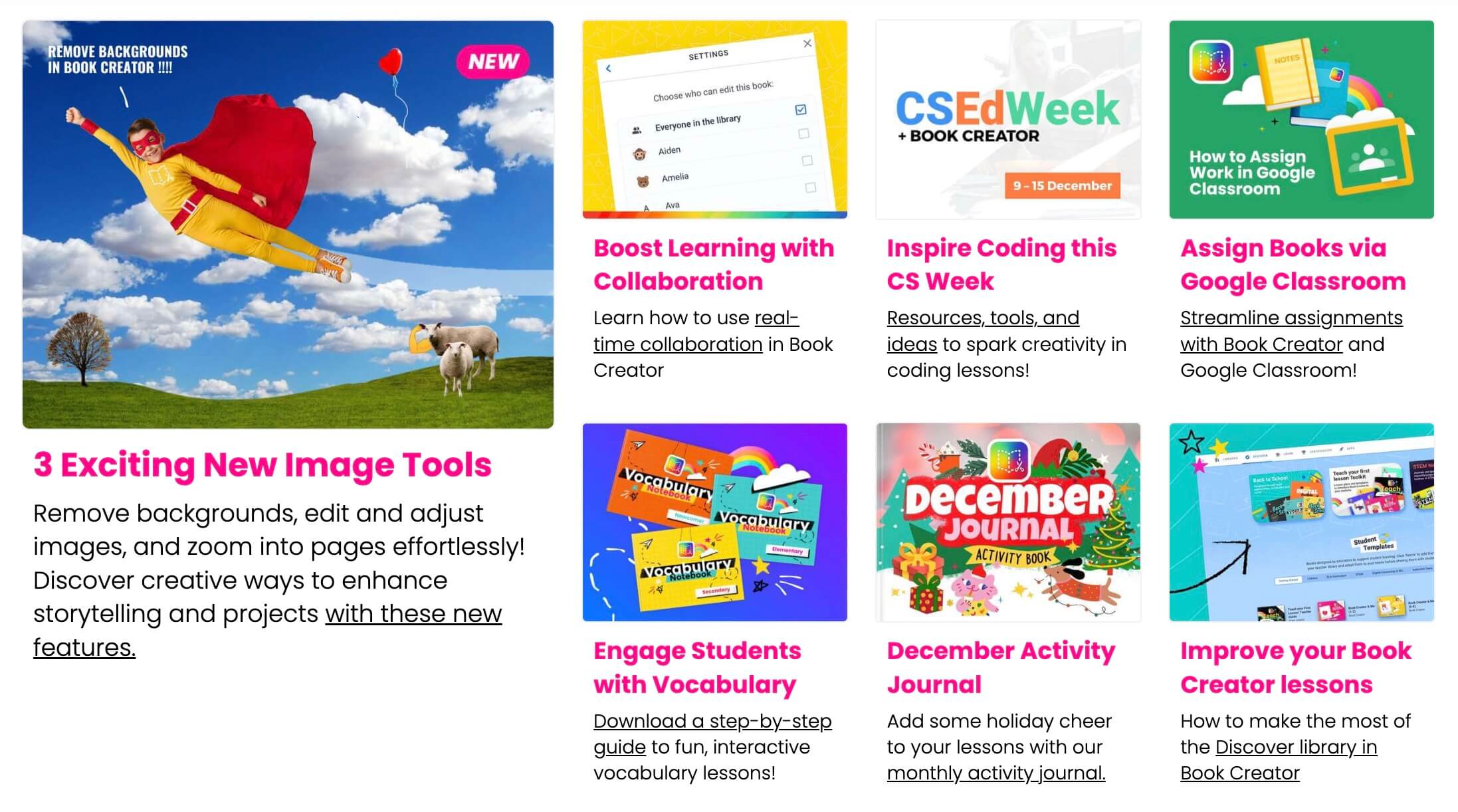 December 2024 - Book Creator app